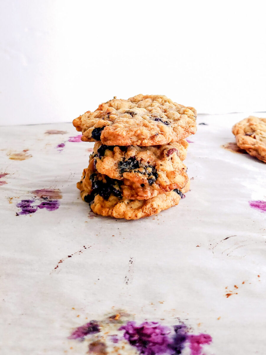 Blueberry Chunk Cookies